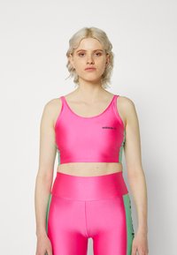 adidas Originals ORIGINALS HIGH SHINE HALTER CROP TOP - Top - pulse ...