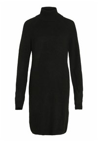 VILA HIGH NECK - Robe pull - black/noir - ZALANDO.FR