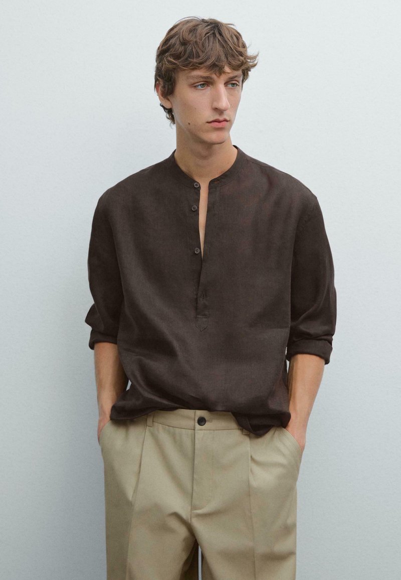 Massimo Dutti Shirt - brown - Zalando