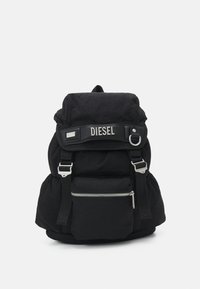 Diesel LOGOS BACKPACK UNISEX - Ryggsäck - black/svart - Zalando.se