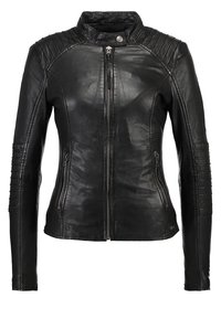 Tigha ILVA - Leather jacket - black - Zalando.ie