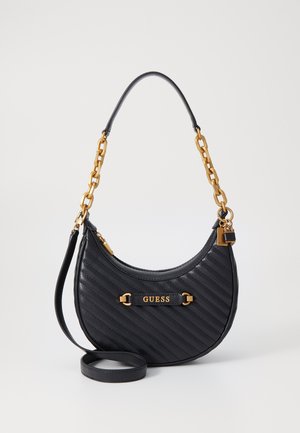 Guess LUA SMALL HOBO - Handtas - pewter/grijs - Zalando.nl