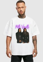 Merchcode UNISEX MILLI VANILLI - BAND PICTURE - T-Shirt print - white ...