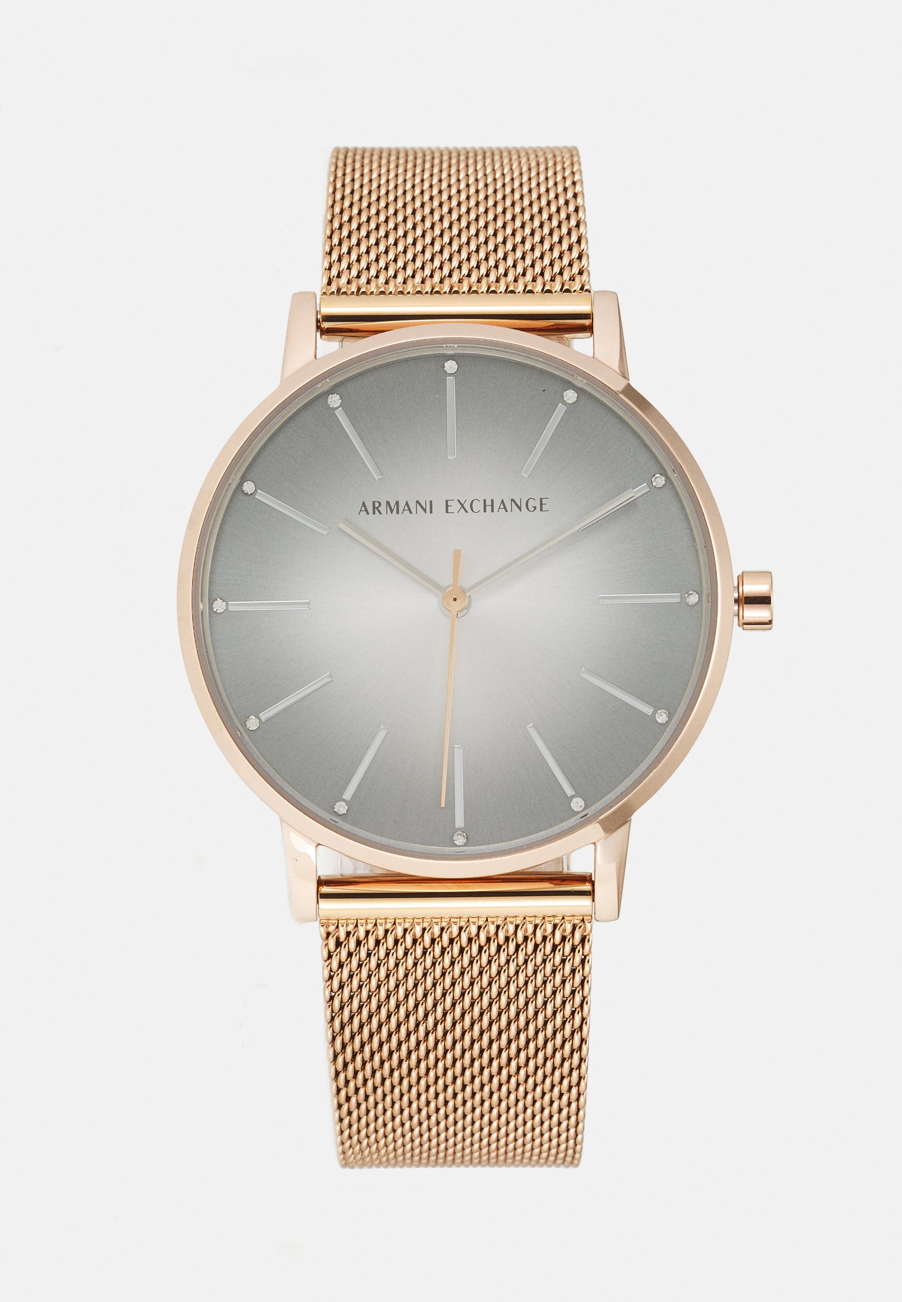 Armani exchange ladies watch rose gold store