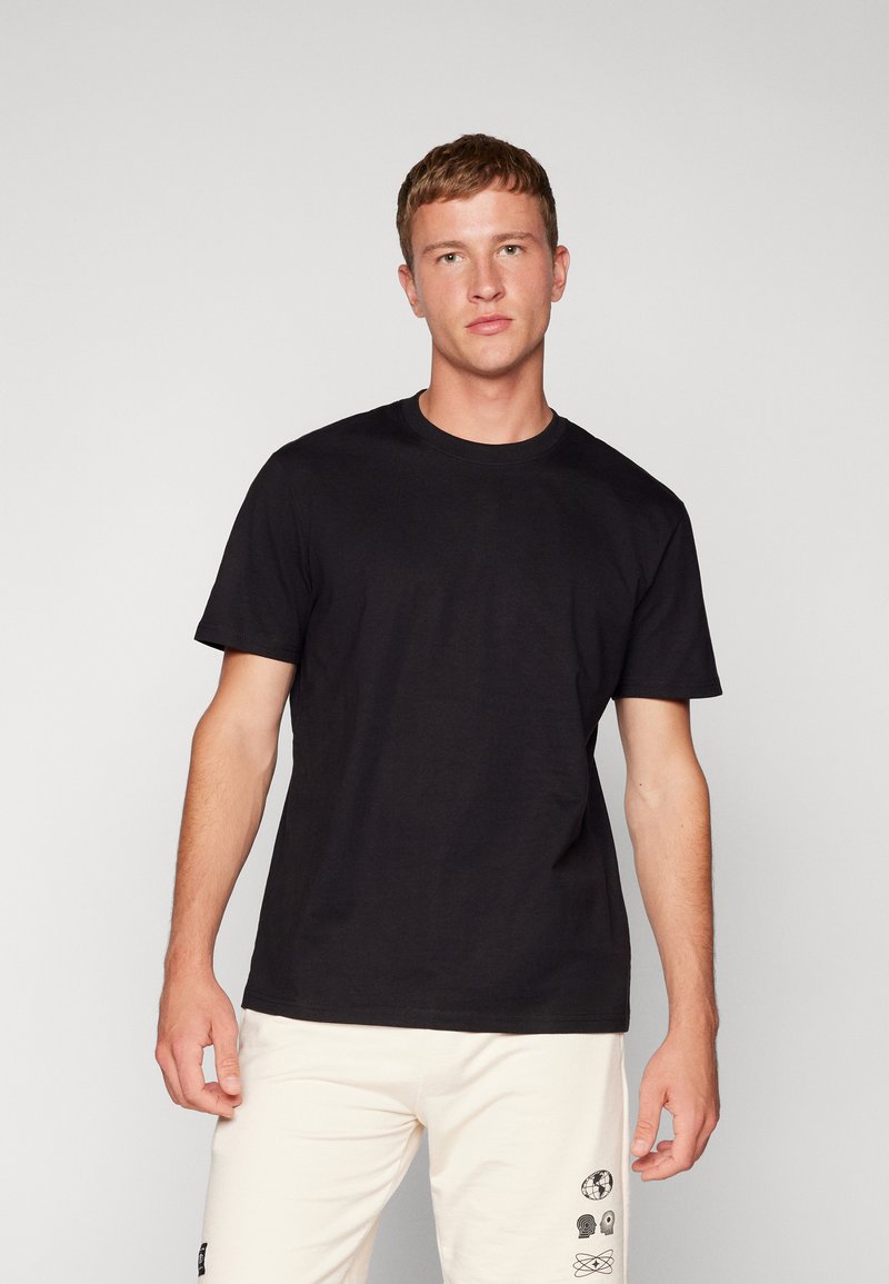 Pier One Basic T-shirt - black - Zalando.ie