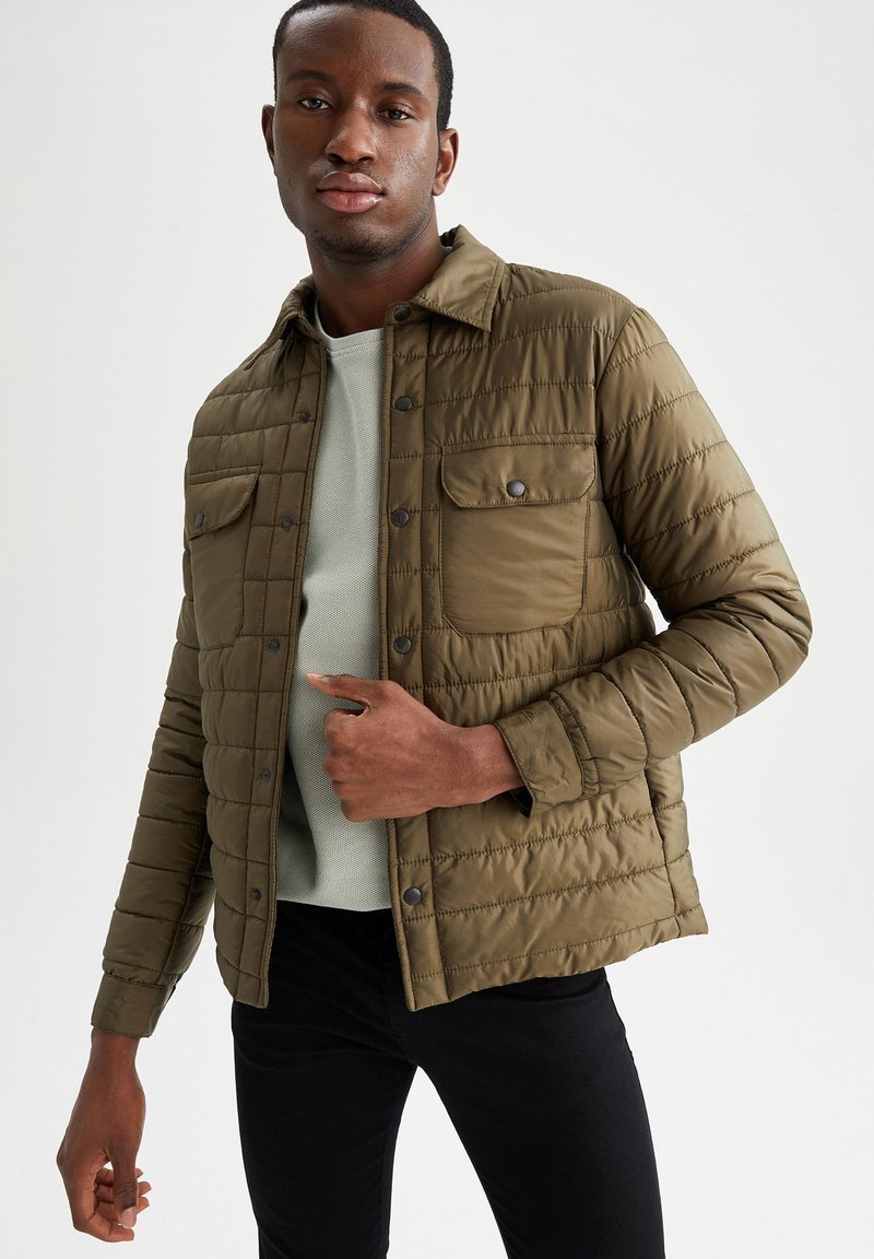 DeFacto SLIM FIT - Light jacket - khaki - Zalando.ie