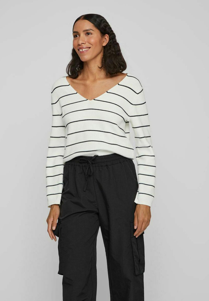 VILA VICHAI V-NECK NOOS - Sweter/czarny - Zalando.pl