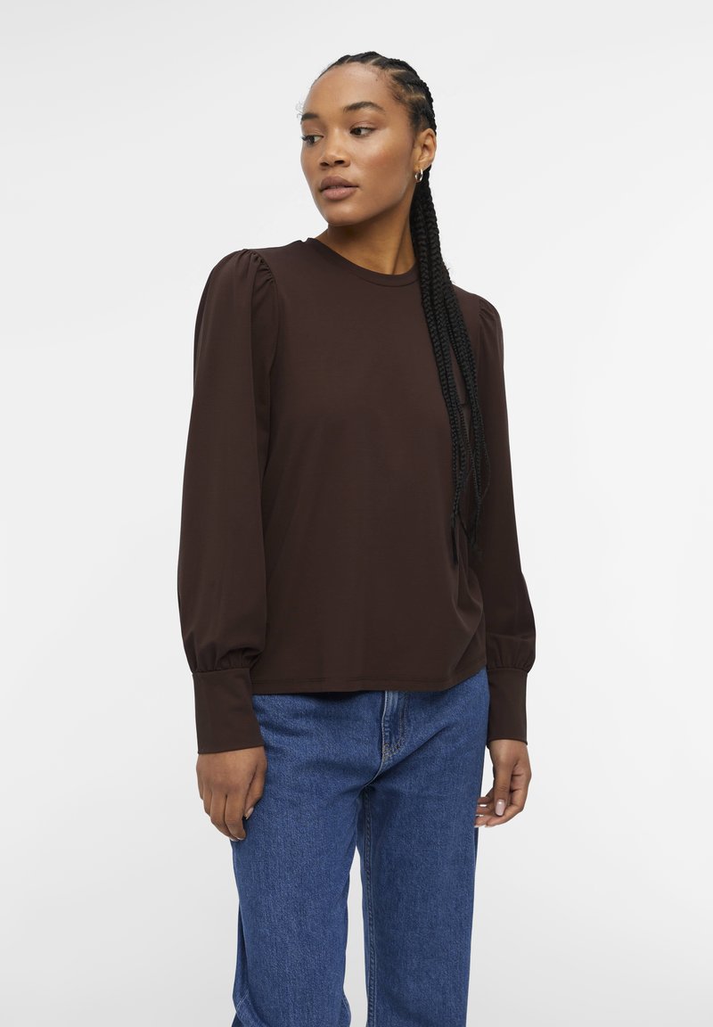 Object OBJCAROLINE L/S NOOS - Bluse - java/braun - Zalando