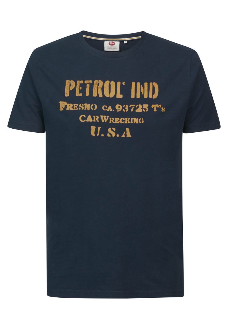 Petrol Industries T-Shirt print - dunkelblau - Zalando.de