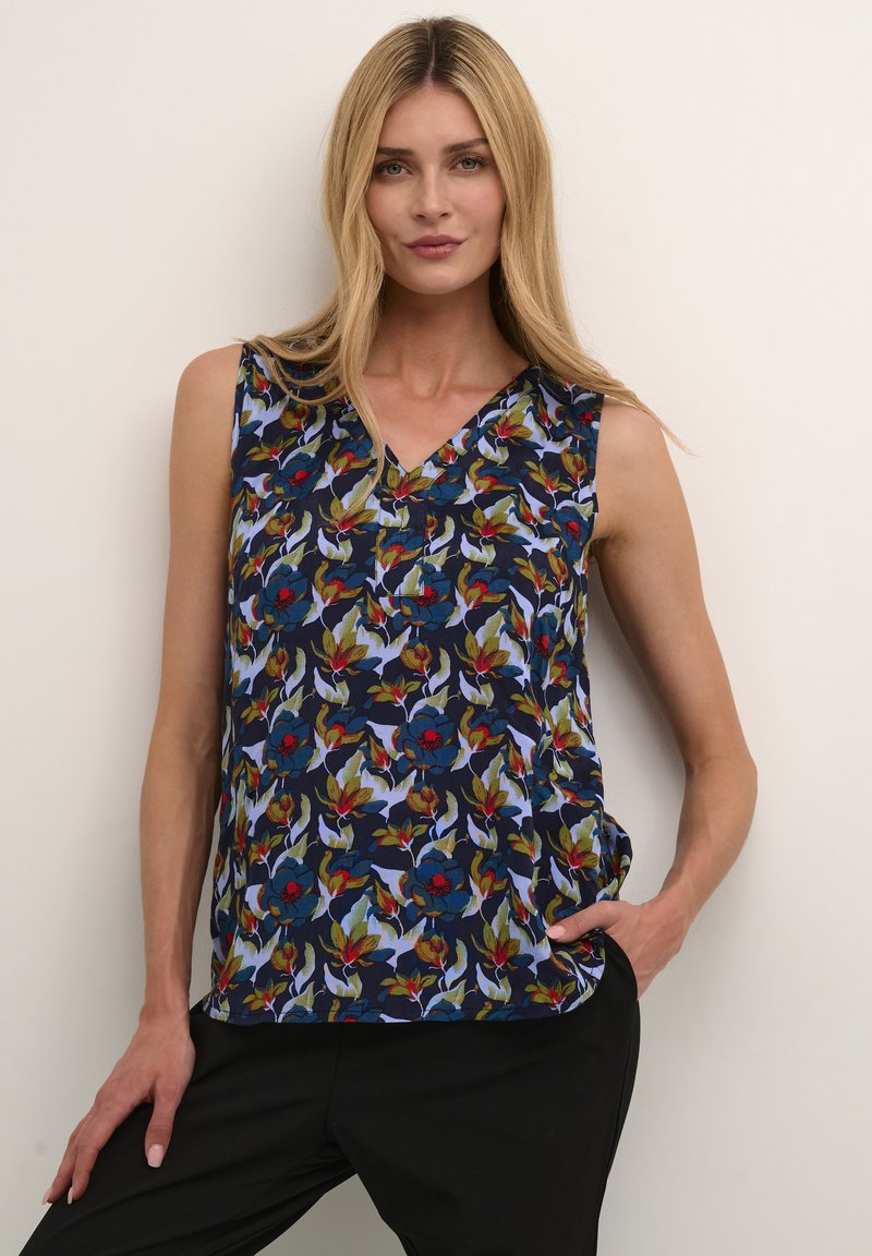 Kaffe KATILDE - Bluse - fiery red flower/rot - Zalando.at