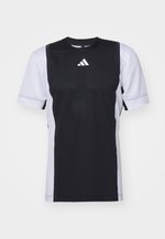 adidas Performance TEE PRO - Sports T-shirt - black/white/black ...