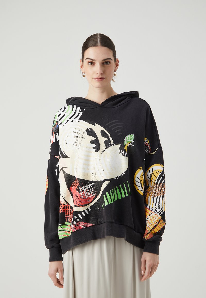 Desigual MICKEY CUBIST - Mikina - black/černá - Zalando.cz
