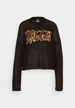 The Ragged Priest LOOSE JUMPER ICON - Strickpullover - black/schwarz ...