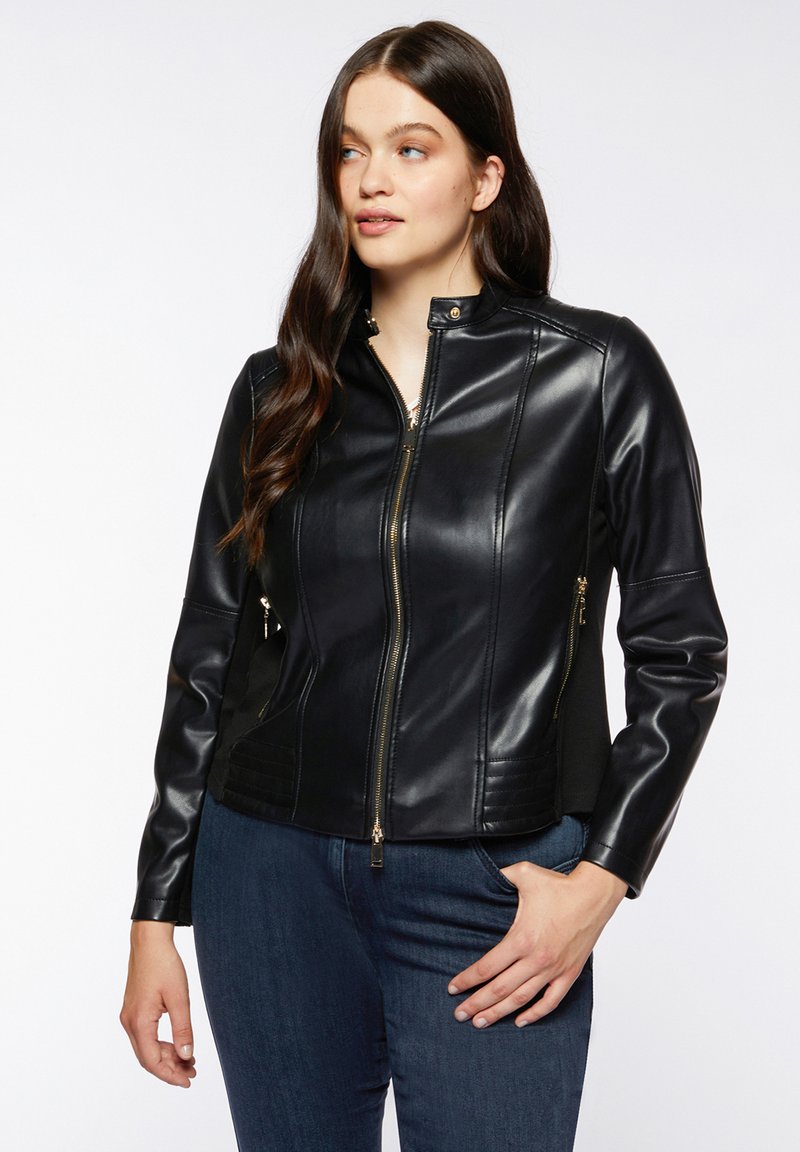 Fiorella Rubino Faux leather jacket - nero/black - Zalando
