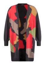 Samoon INTARSIEN - Gilet - shale grey gemustert/multicolore - ZALANDO.BE