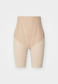Spanx SUPER SCULPT HIGH WAISTED MID THIGH - Shorty - natural bronze/beige - ZALANDO.FR