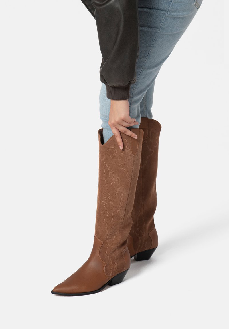 L37 FINGERS CROSSED - Cowboy-/Bikerboot - brown/braun - Zalando.de