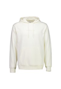 Lindbergh LOGO CHEST - Jersey con capucha - pearl white/crema - Zalando.es