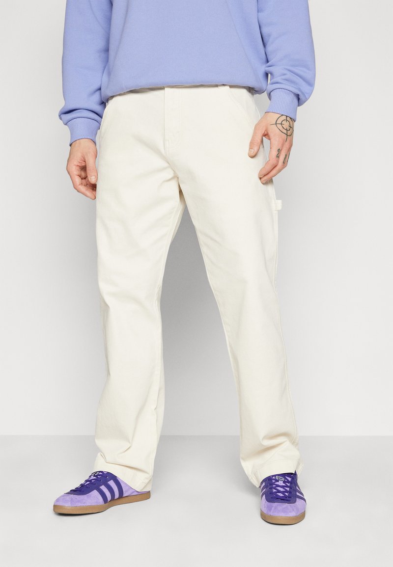 Denim Project DPWORKWEAR STRAIGHT PANTS - Pantaloni - papyrus/avorio ...