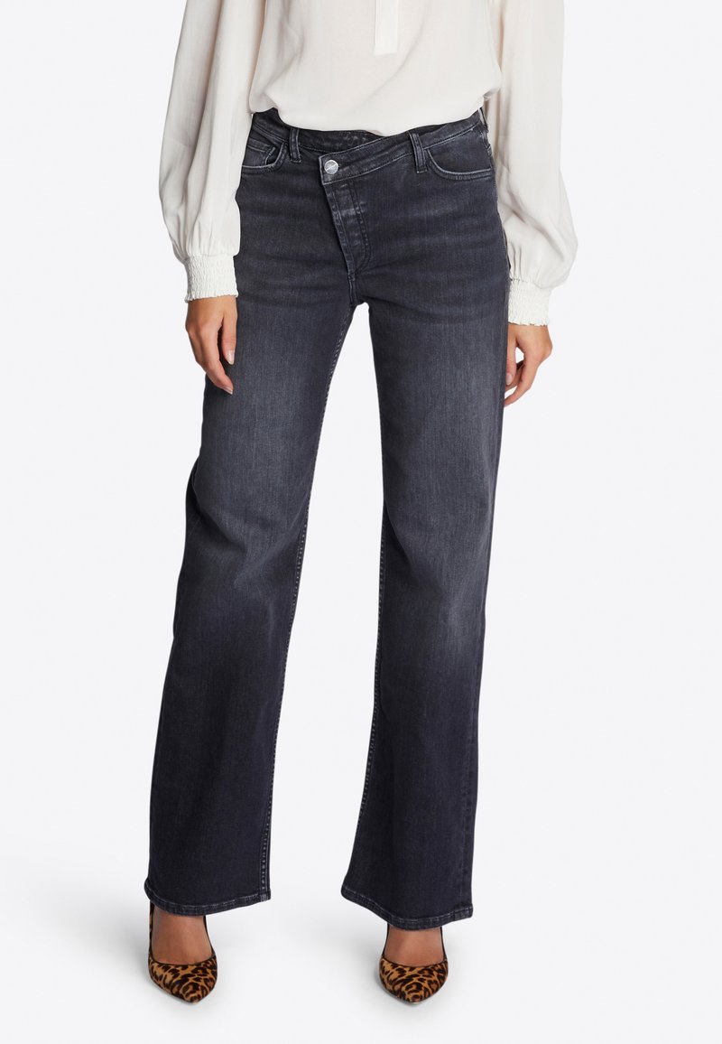 Rich & Royal Flared Jeans - denim black/black denim - Zalando.ie