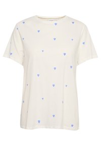 Saint Tropez DAGNI - Print T-shirt - ultramarine harts/white - Zalando