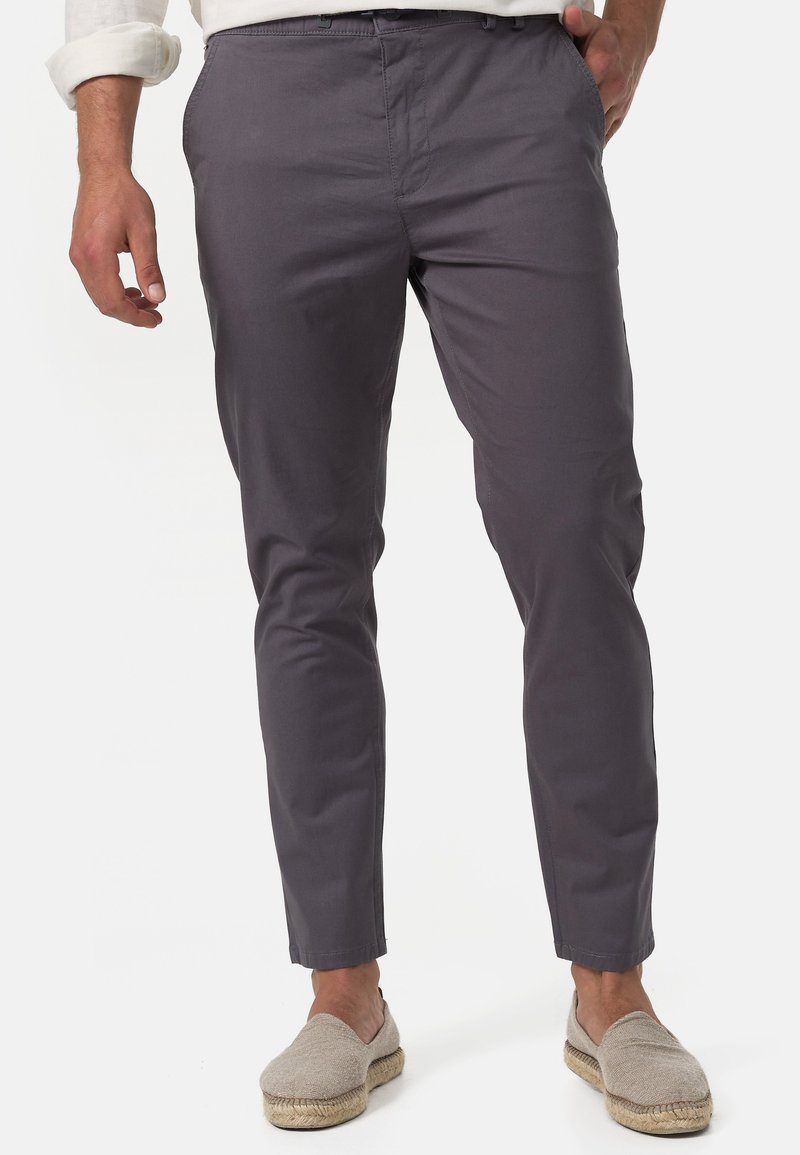 INDICODE JEANS INTORY - Pantalon classique - iron/gris métallisé ...