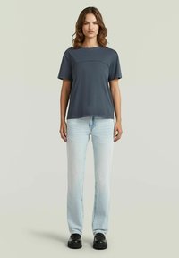 G-STAR WASHED SEAM T-SHIRT - T-Shirt basic - salute gd/dunkelgrau - Zalando