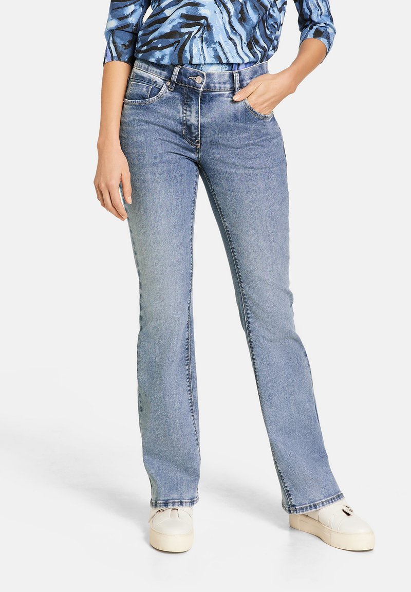 Gerry Weber - Jeansy Bootcut/niebieski denim - Zalando.pl
