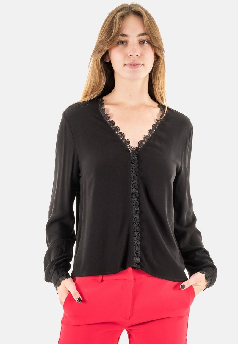 ONLY Blouse - noir - ZALANDO.FR