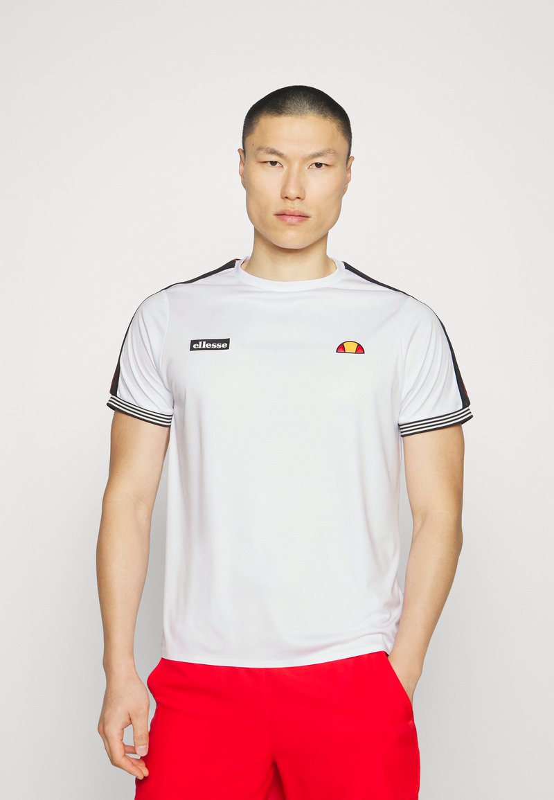 Ellesse PARALLEL - T-shirt basic - white/bianco - Zalando.it