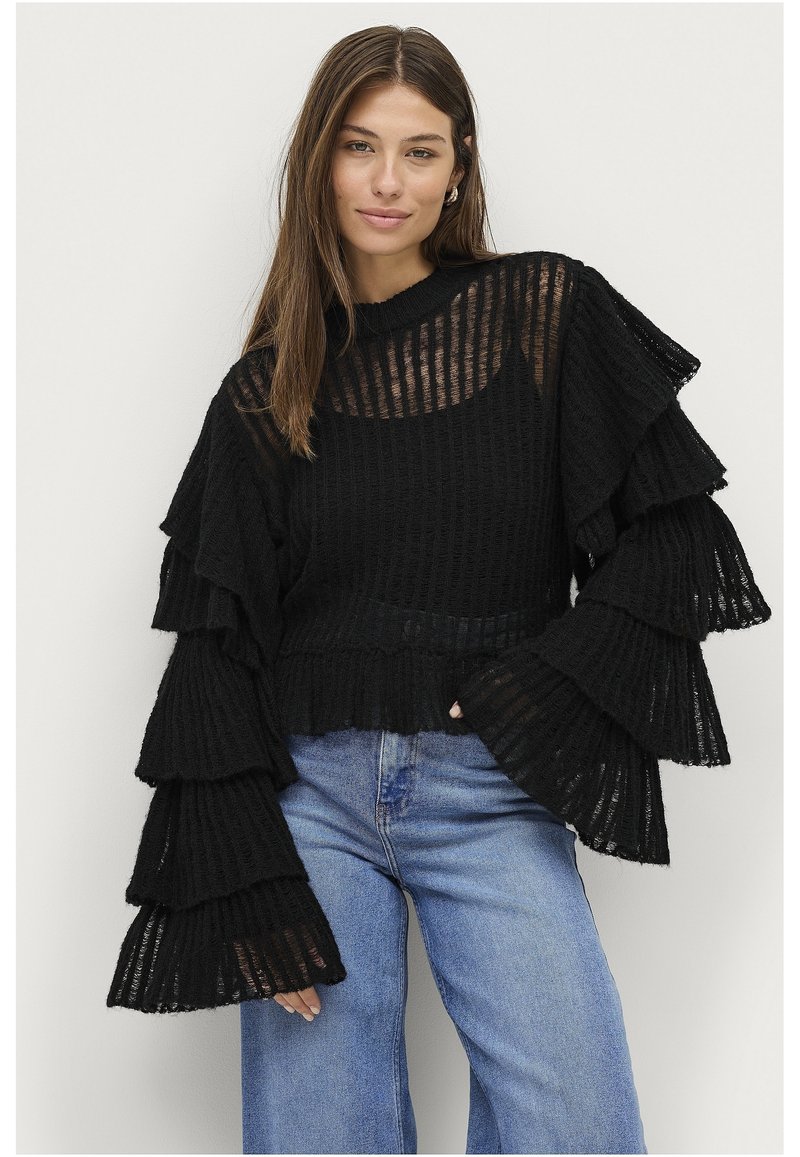 Ellos Collection FILIPPA - Pullover - schwarz/noir - ZALANDO.FR