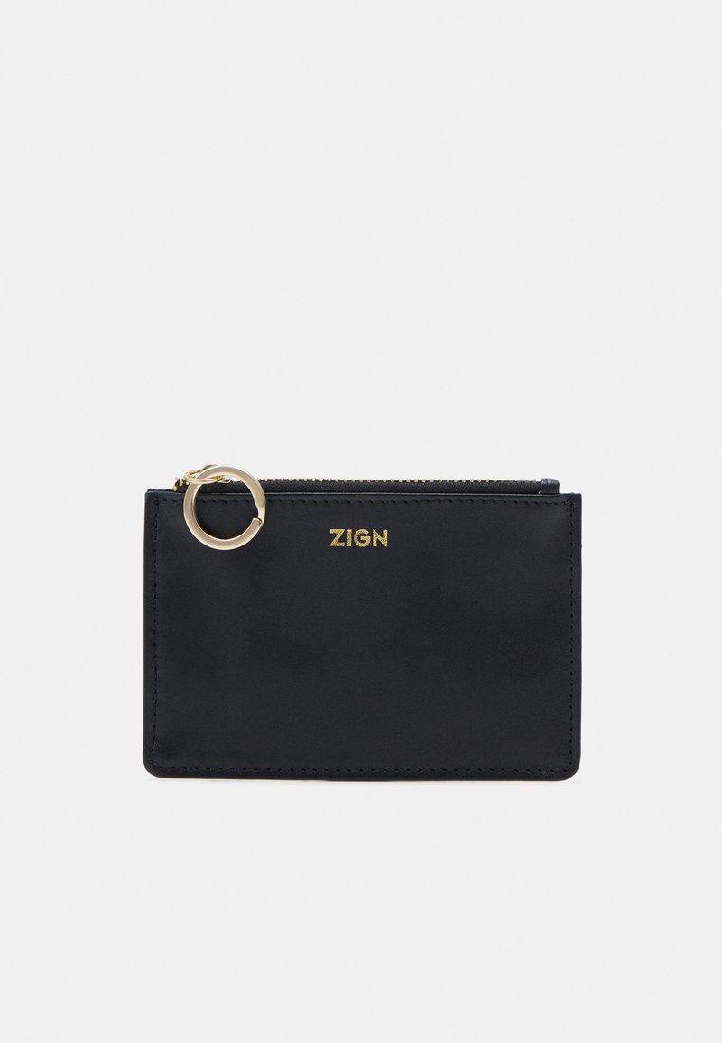 Zign LEATHER WALLET - Geldbörse - black/schwarz - Zalando.de