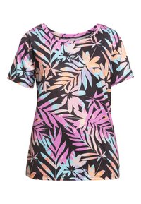 Roxy SIGNATURE MOVES FUNKTIONS - T-shirt print - anthracite zebra ...