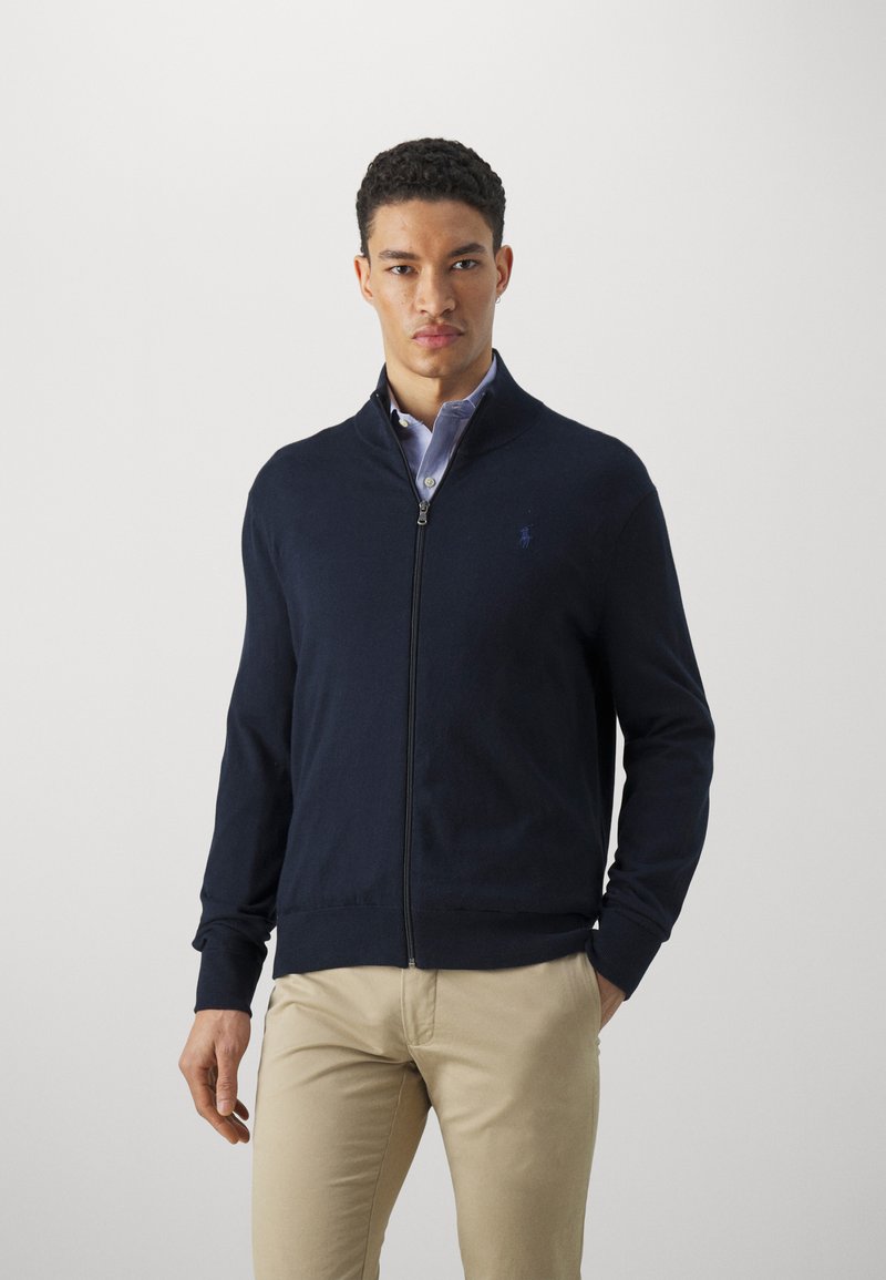 Polo Ralph Lauren Long Sleeve Full Zip Cardigan Hunter Navy Winter