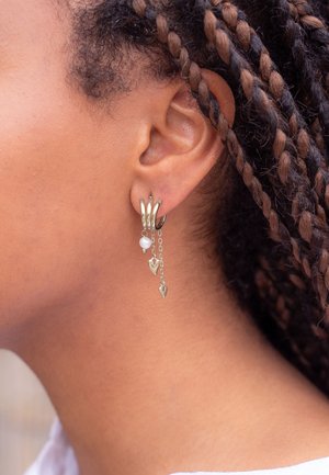 My Jewellery SWIRL WITH STRUCTURE - Ohrringe - gold coloured/goldfarben ...