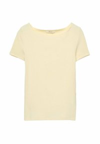 Stradivarius BOAT NECK - T-shirts basic - light yellow/lysegul - Zalando.dk