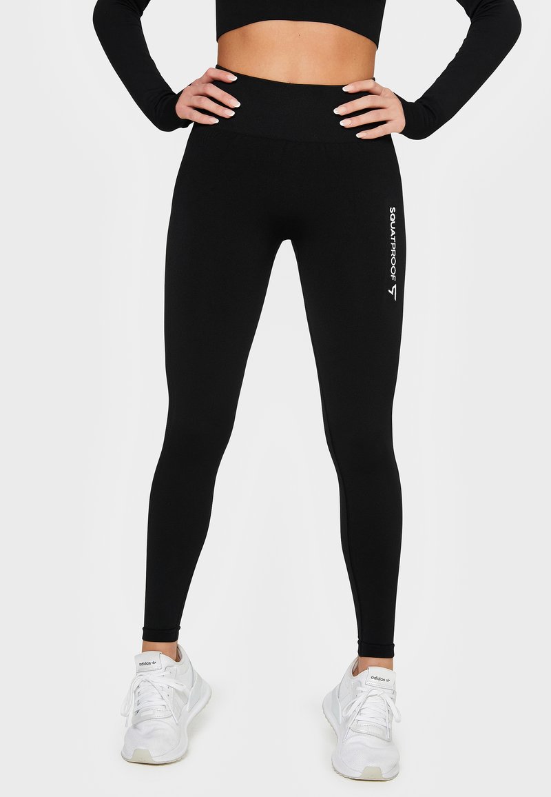 SQUATPROOF HIGH WAISTED - Tights - black/sort - Zalando.dk