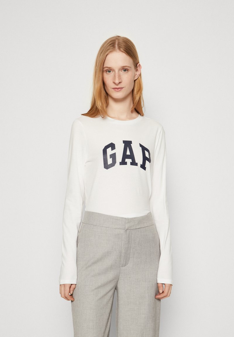 Gap Tall LOGO - Long sleeved top - white - Zalando.ie