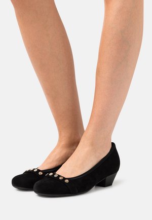 Manfield MIT KLEINEM ABSATZ - Klassieke pumps - black/zwart - Zalando.nl