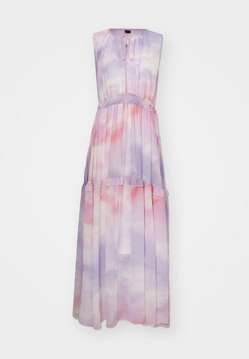 BOSS C DELONG - Robe longue - pink/purple/rose - ZALANDO.FR