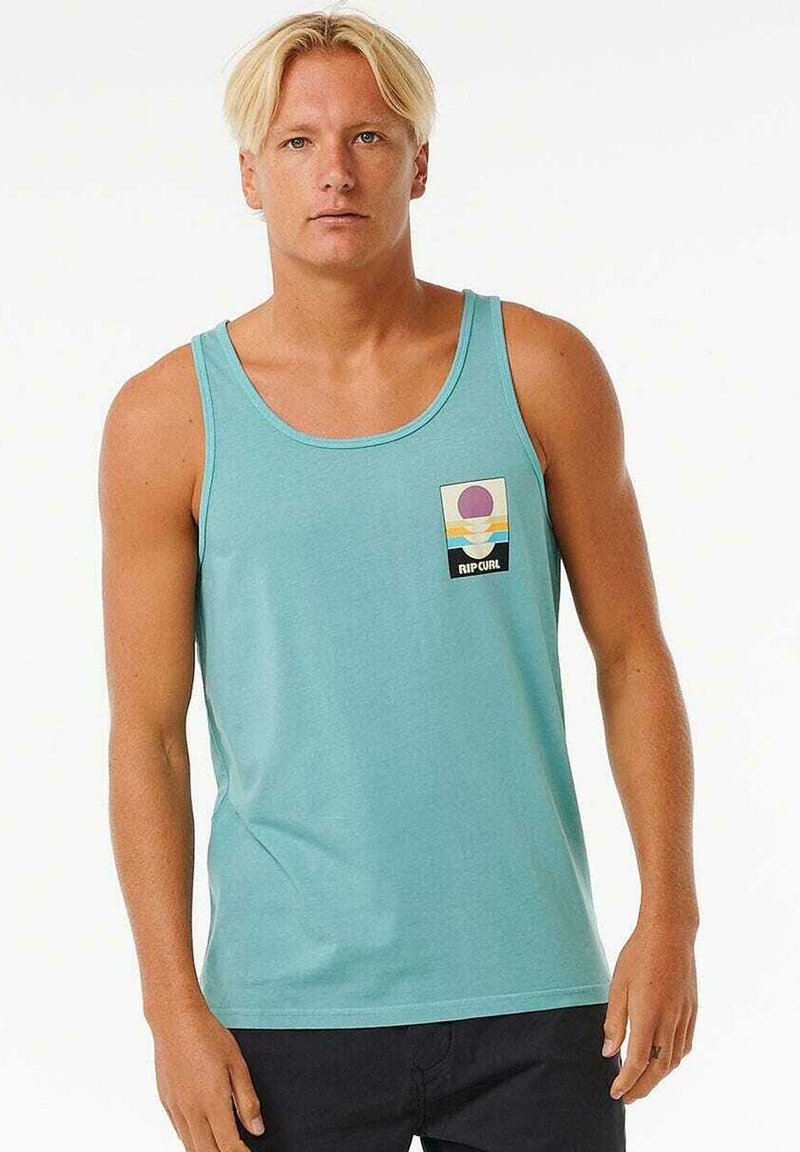 Rip Curl Surf Revival Peaking Tank Top Dusty Blue Blu Zalando It