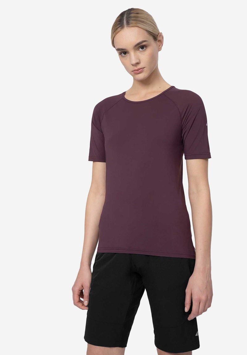 4F FNK CYCLING - Jednoduché tričko - dark violet/tmavě fialová - Zalando.cz