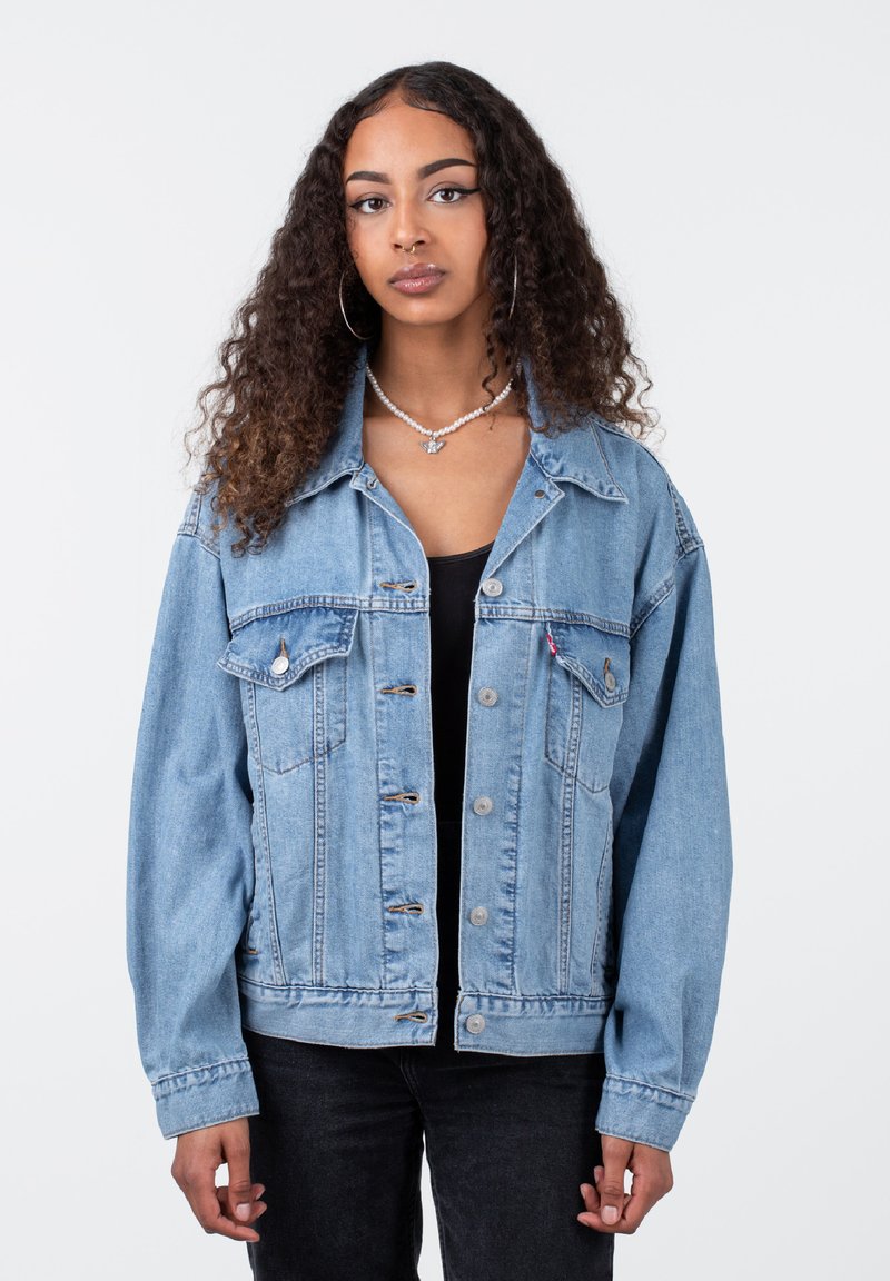 Levi's® 90S TRUCKER - Jeansjacke - crowd cool/blue denim - Zalando.de