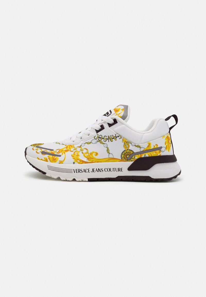 Versace Jeans Couture FONDO DYNAMIC SHOES - Trainers - white/gold/white ...