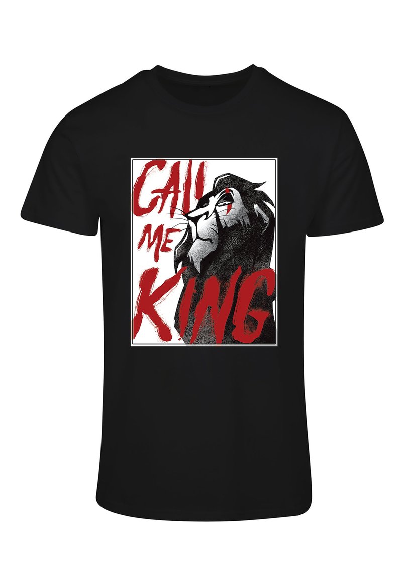 Merchcode SCAR CALL ME KING - T-Shirt print - black/schwarz - Zalando.de