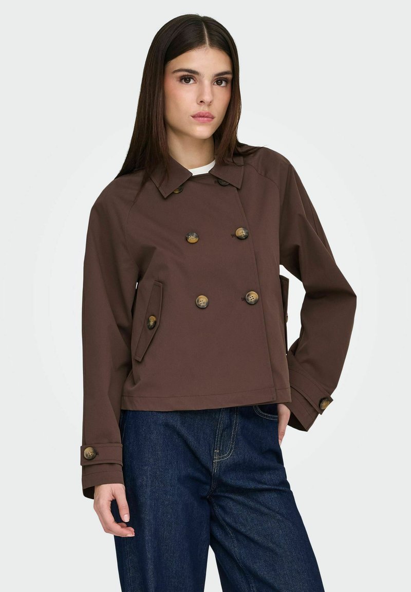 ONLY ONLAPRIL LIFE OTW NOOS - Summer jacket - chocolate martini/brown ...