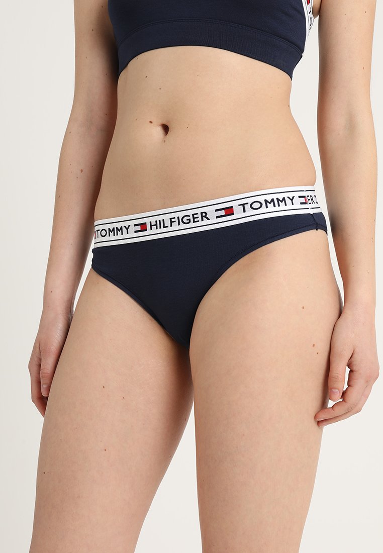 Tommy Hilfiger AUTHENTIC THONG - Tanga - blue/azul marino - Zalando.es
