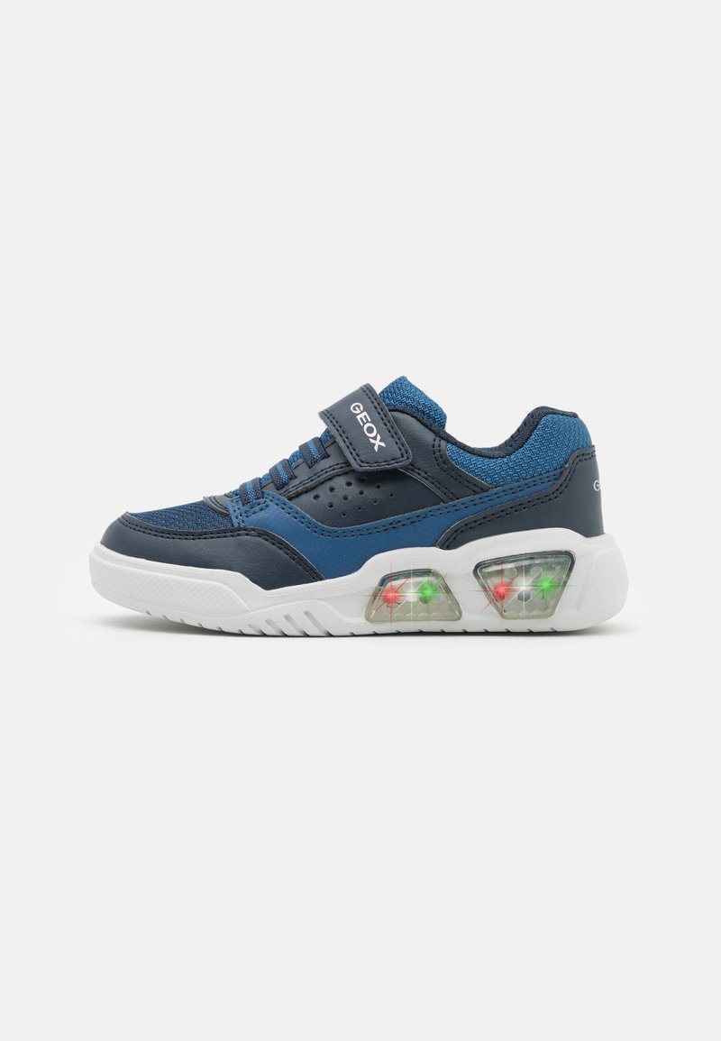Geox J ILLUMINUS LIGHTS - Sneaker low - navy/avio/dunkelblau - Zalando.de