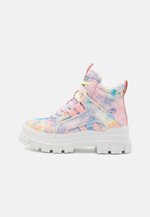 Buffalo ASPHA - Platåstøvletter - pink/yellow/white/rosa - Zalando.no
