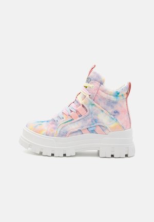 Buffalo ASPHA MID - Enkellaarsjes met plateauzool - rose/roze - Zalando.be